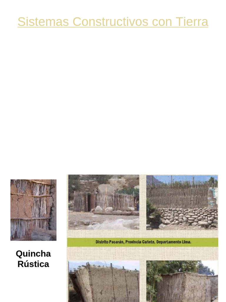 8 Quincha | PDF | Materiales de construcción | Construyendo tecnología