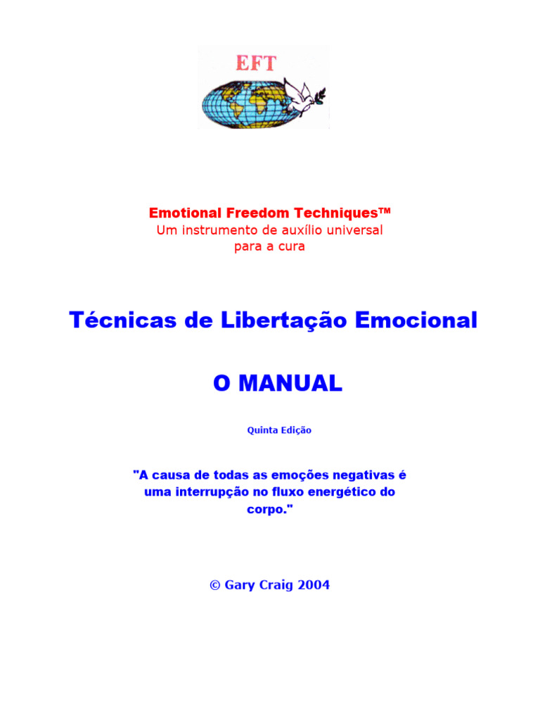 Gary Craig - EFT - O Manual Das Técnicas de Libertação Emocional (PNL ...