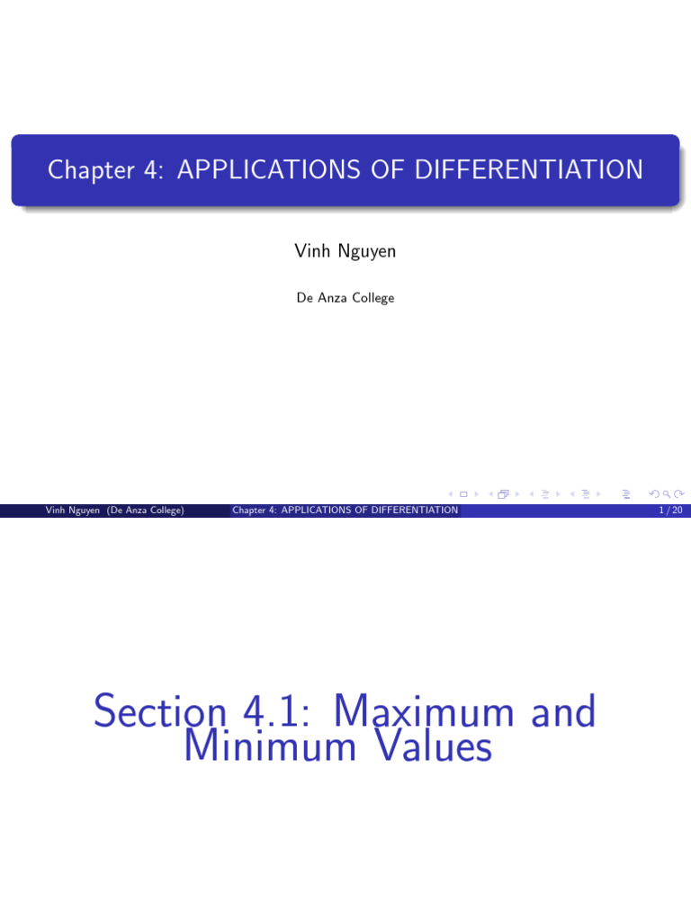 Chapter 4 Section 4 1 Math 1A Calculus Note | PDF | Tangent | Function (Mathematics)