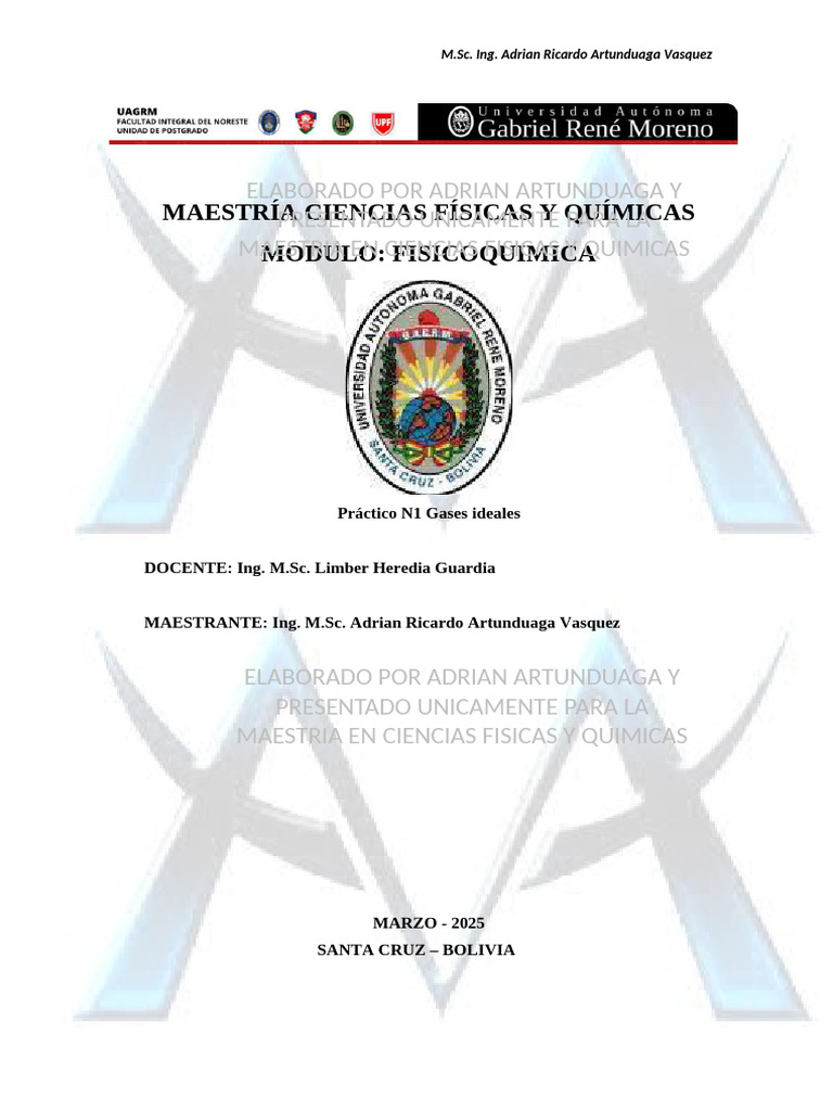 Practico Fis-Qmc Arav | PDF | Gases industriales | Gases