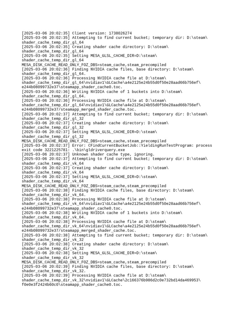shader_log | PDF | Directory (Computing) | Computing shader_log | PDF | Directory (Computing) | Computing