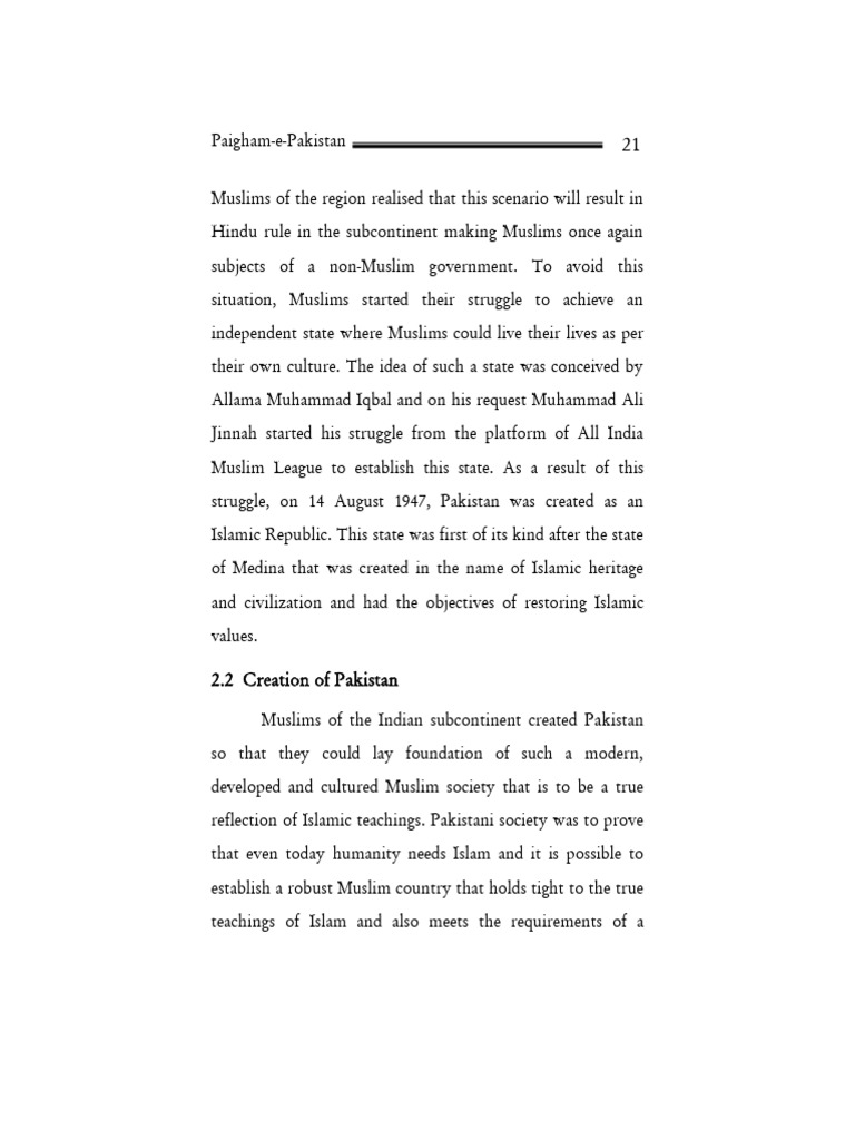 Paigham e Pakistan Paigham e Pakistan Is-31-35 | PDF | Pakistan | Pakistan Movement