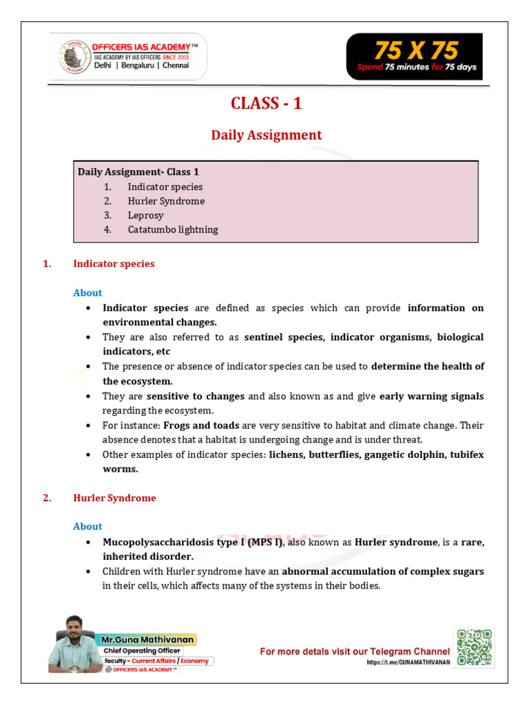 OIAS MATERIAL 1735121194 7575 - Class 1 - Daily Assignment | PDF ...