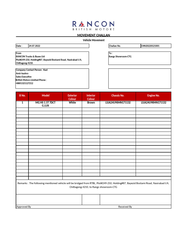 Challan | PDF