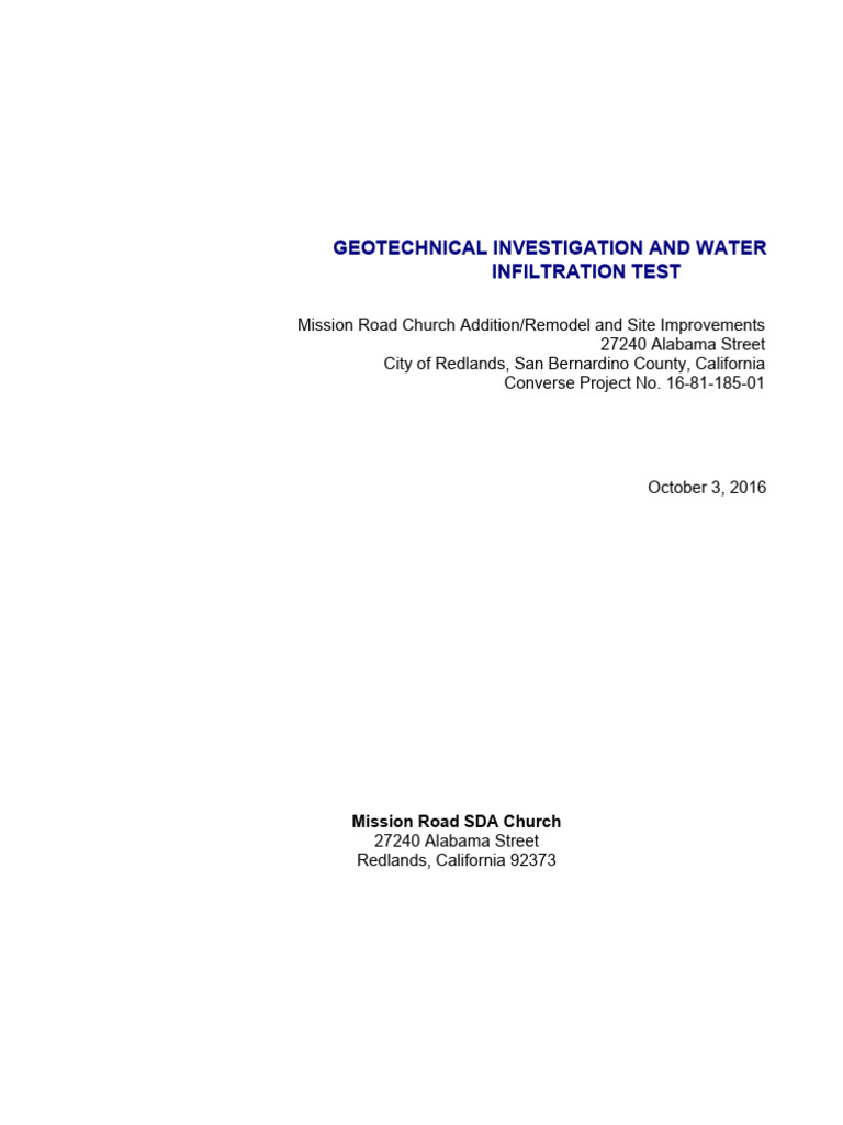soils report | PDF | Earthquakes | Geotechnical Engineering
