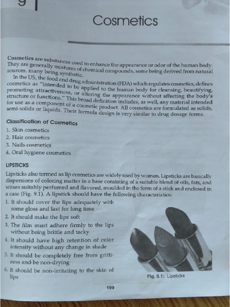 Cosmetics | PDF