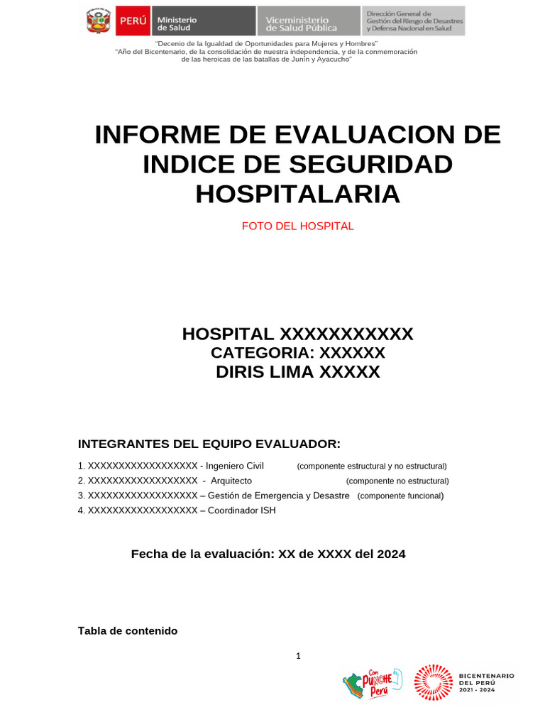 3. Informe Ish 2024 Iiee | PDF | Inundar | Hospital