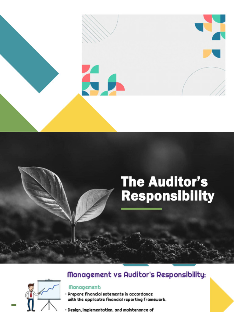 AUDIT THEORY - The Auditor's Responsibility 4.6.25 | PDF | Audit | Regulatory Compliance