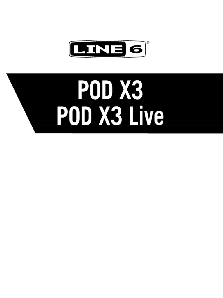 POD X3中文使用手册 | PDF | Audio Engineering | Computer Engineering