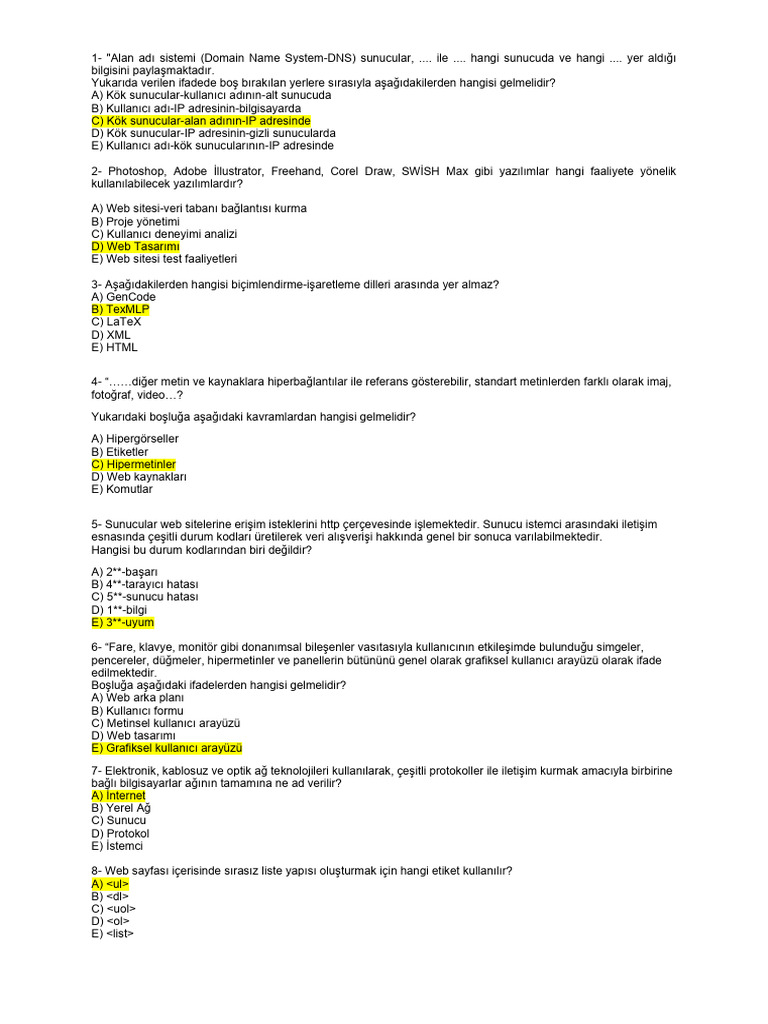 Vize - Web Tasarımı - 2023 Bahar | PDF