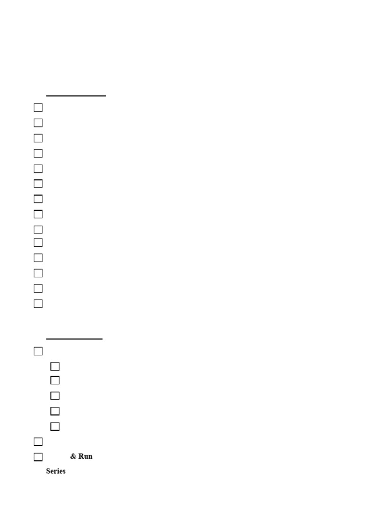 5.1 Step by Step Checklist of Perform 3D Phases | PDF