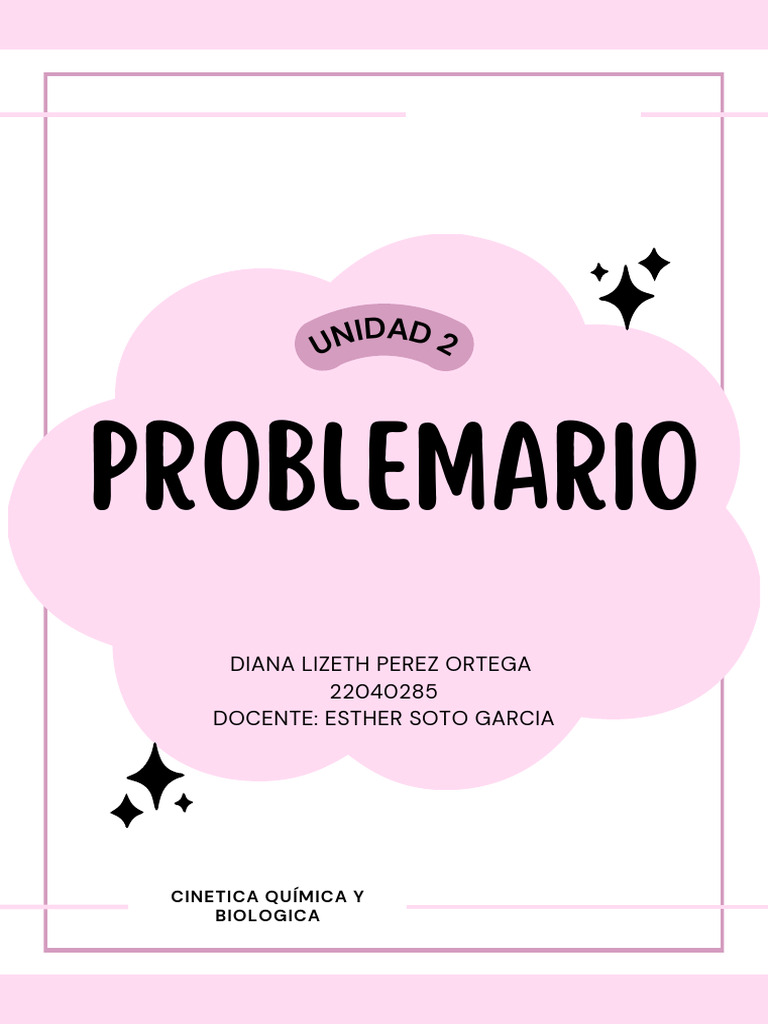 Problemario Unidad 2 Cinetica | PDF