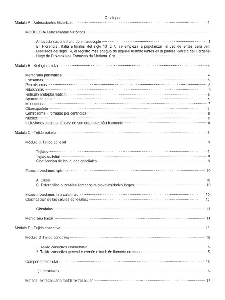 Material de Semestral Todas Las Clases Histo 3 | PDF