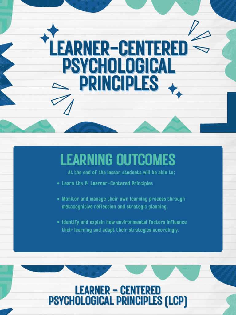 Learner-Centered-Psychological-Principles 20250131 000404 0000 | PDF ...