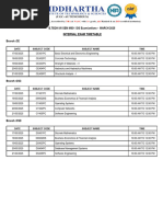 Ambo Univ. 2023 Mid-Exam Schedule | PDF | Computer Science | Engineering