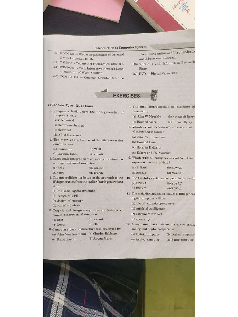 Computer System MCQ | PDF