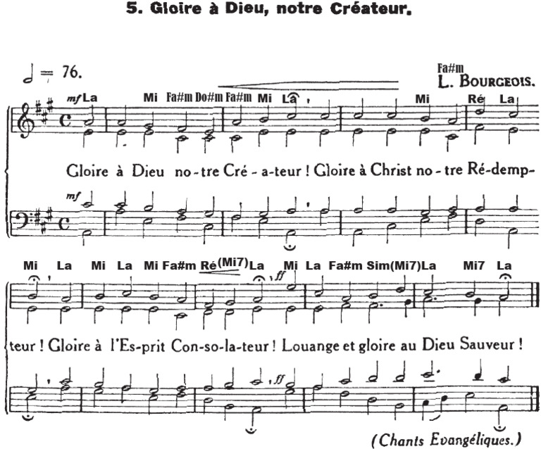 AF005 Gloire À Dieu Notre Créateur | PDF