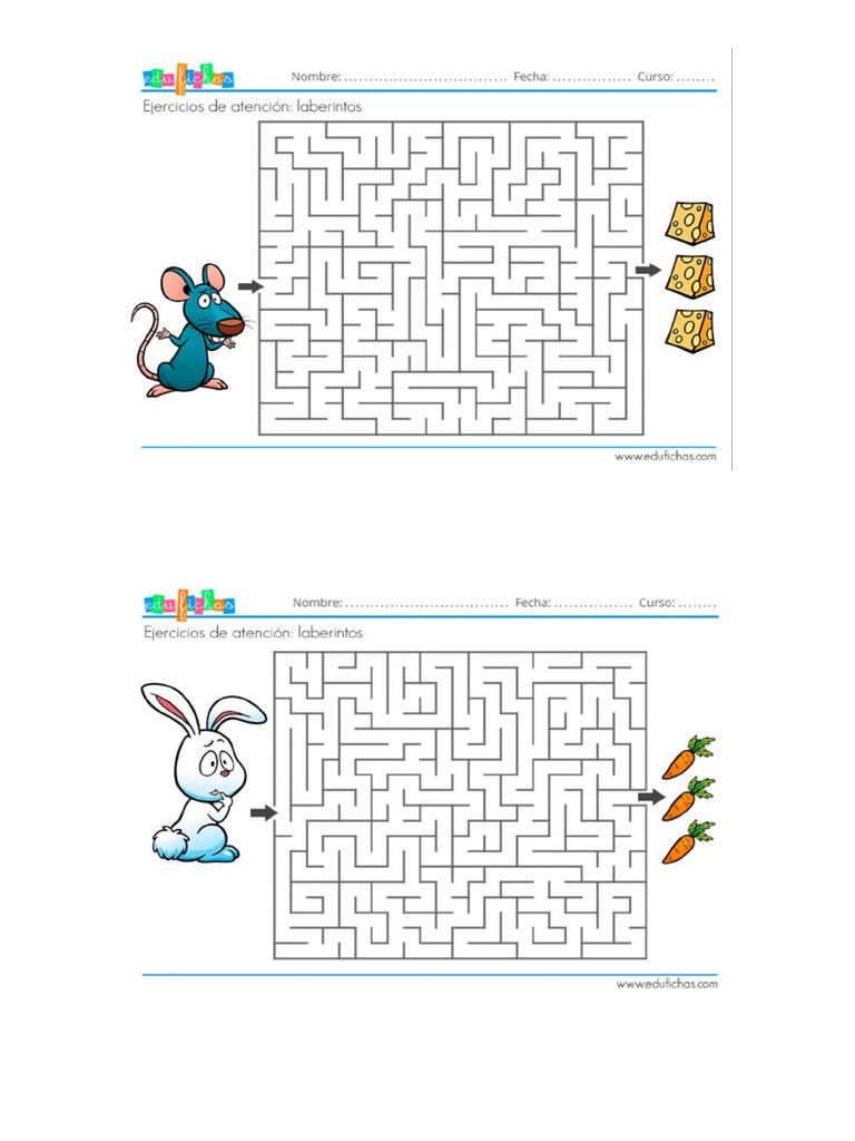 Ejercicios de Laverinto | PDF
