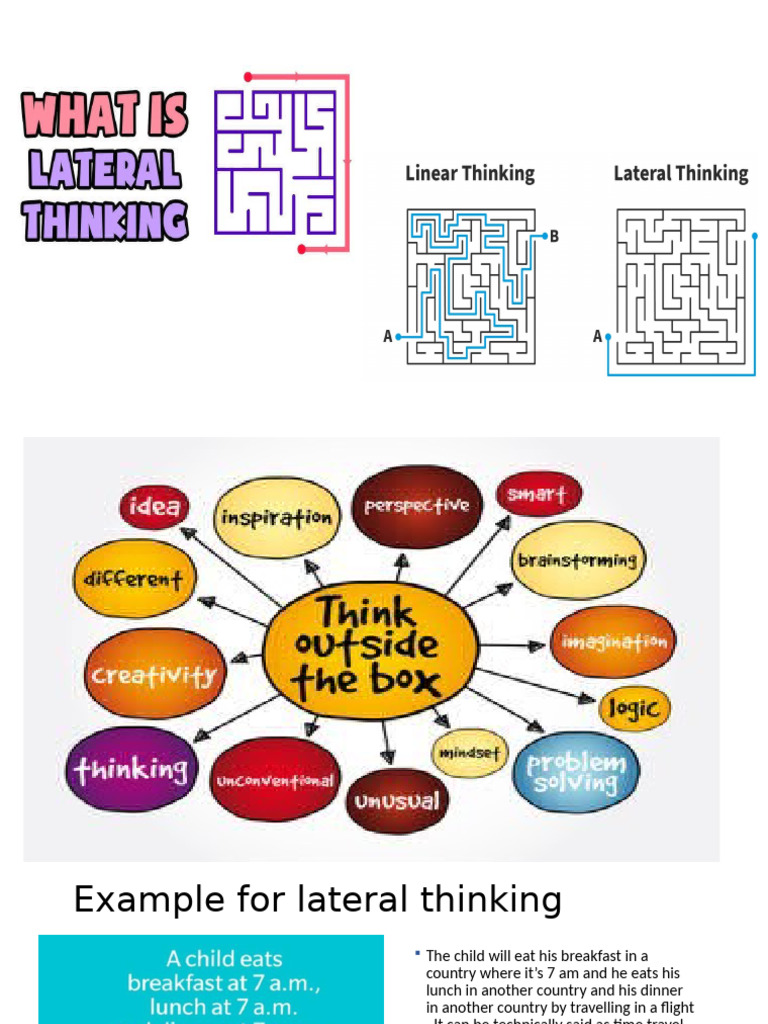 Lateral Thinking Scenarios Explained | PDF