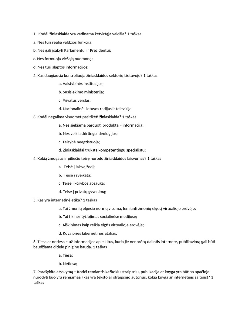 Naujas - Microsoft Word - Dokumentas | PDF