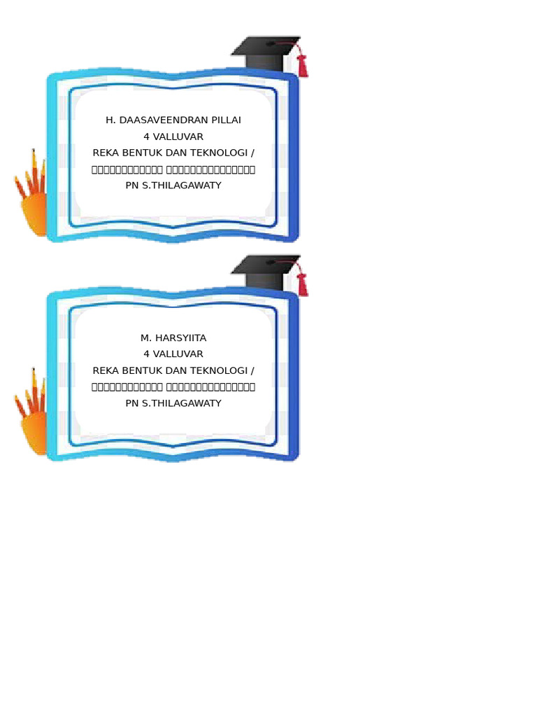 LABEL BUKU 4V RBT | PDF