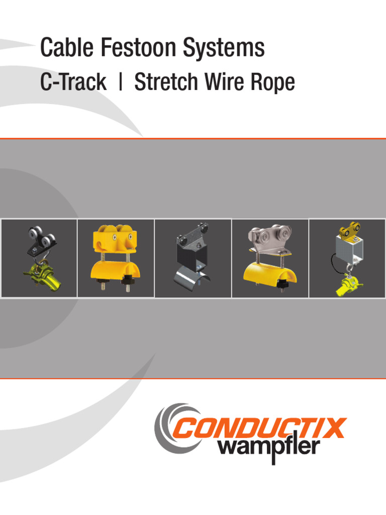 Catalog - Festoon C-TrackStretch Wire | PDF | Crane (Machine ...