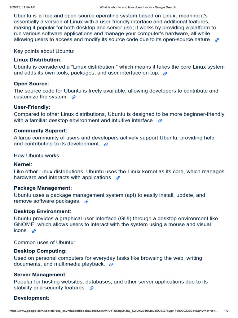 Understanding Ubuntu Operating System | PDF | Linux | Desktop Environment