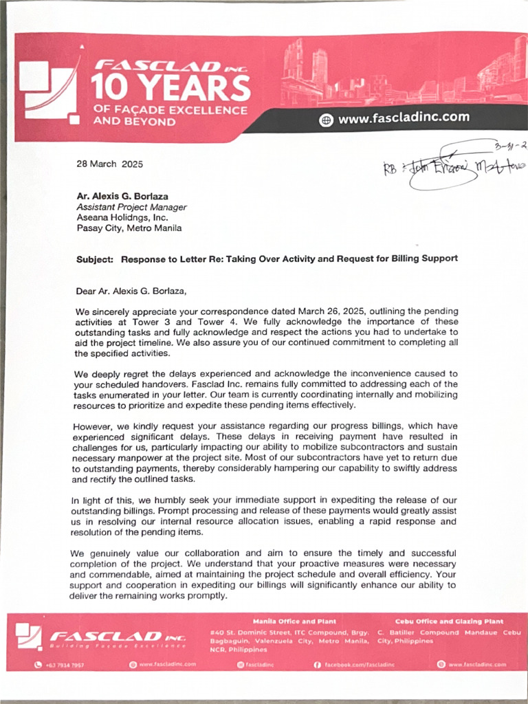 Receiving Copy_Taking Over | PDF