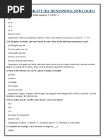 GAF Aptitude Test Practice Questions | PDF | Ghana