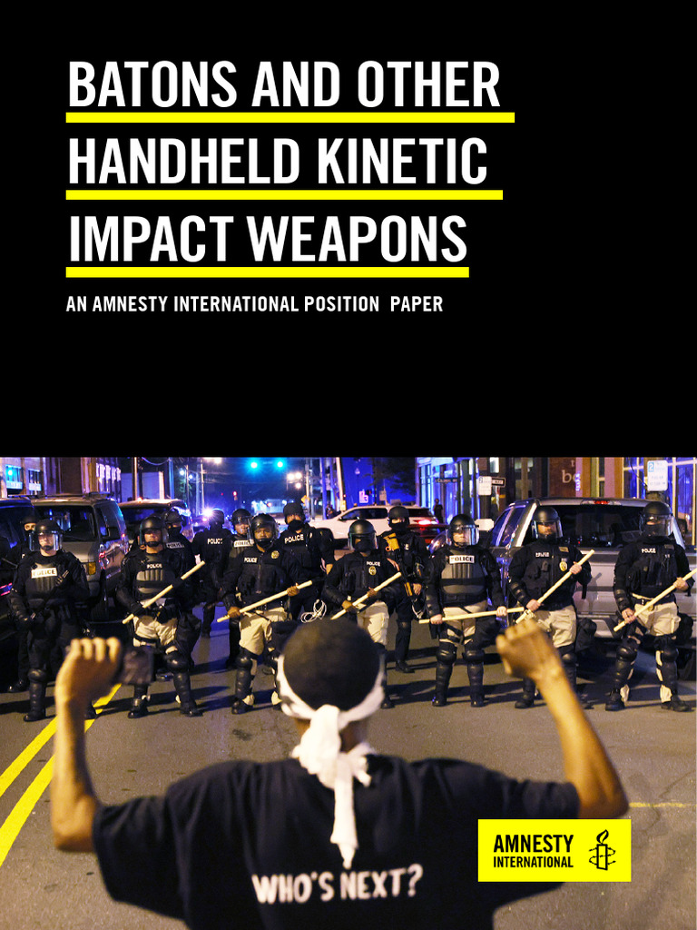 Position Paper Striking Weapons Final | PDF | Use Of Force