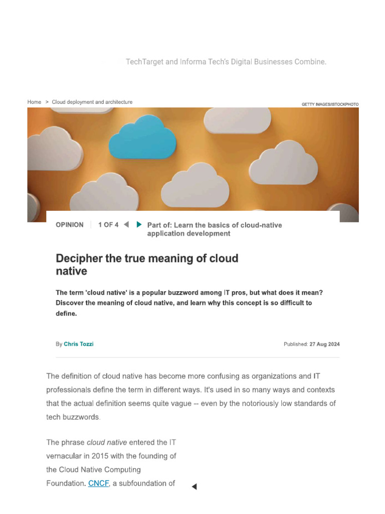 Cloud Native | PDF