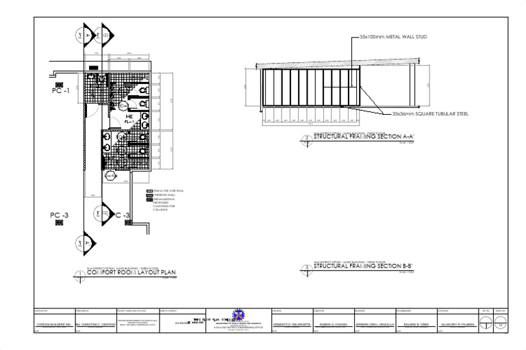 2nd DPWH Main Building-Structural Frame Detail | PDF | Architectural ...