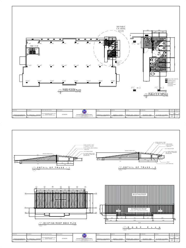 Iloilo DPWH Facilities Improvement Plan | PDF | Truss | Buildings And ...