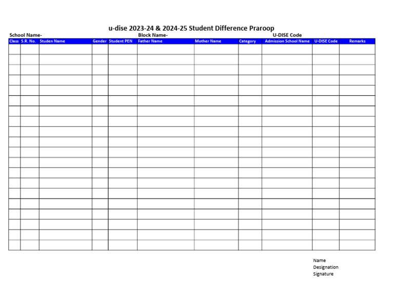 Studentwise Suchna Collection Format | PDF