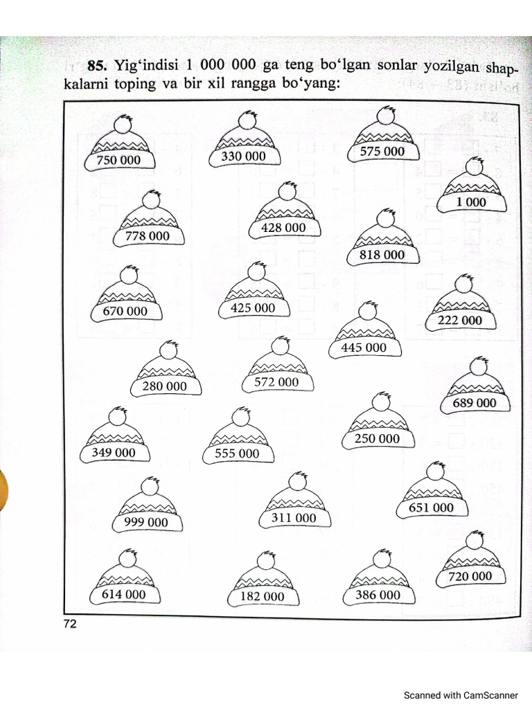 qiziqarli matem 3-sinflarga | PDF