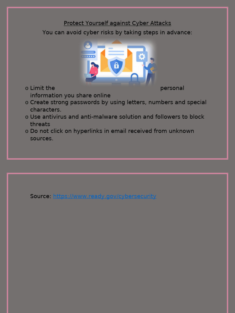 Cyber Attack Prevention Tips | PDF