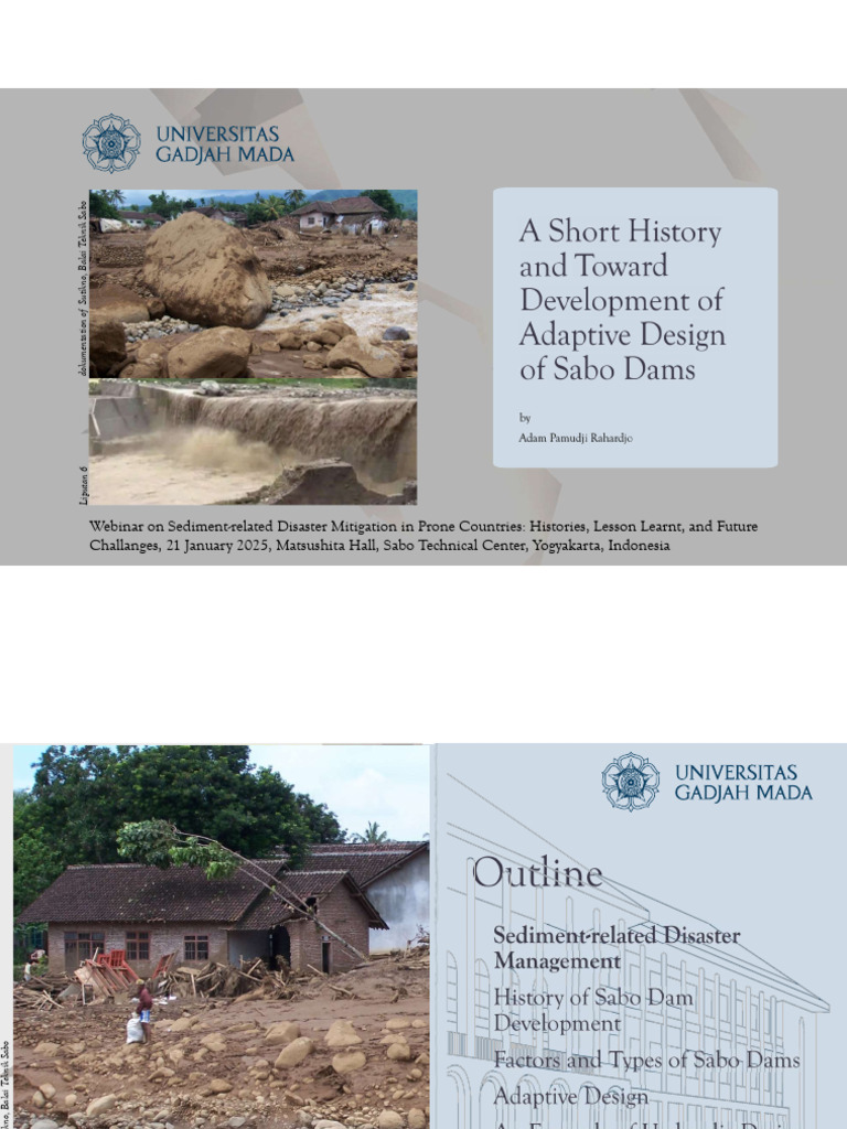 Presentasi APR - Short History and Adaptive Design of Sabo Dams | PDF ...
