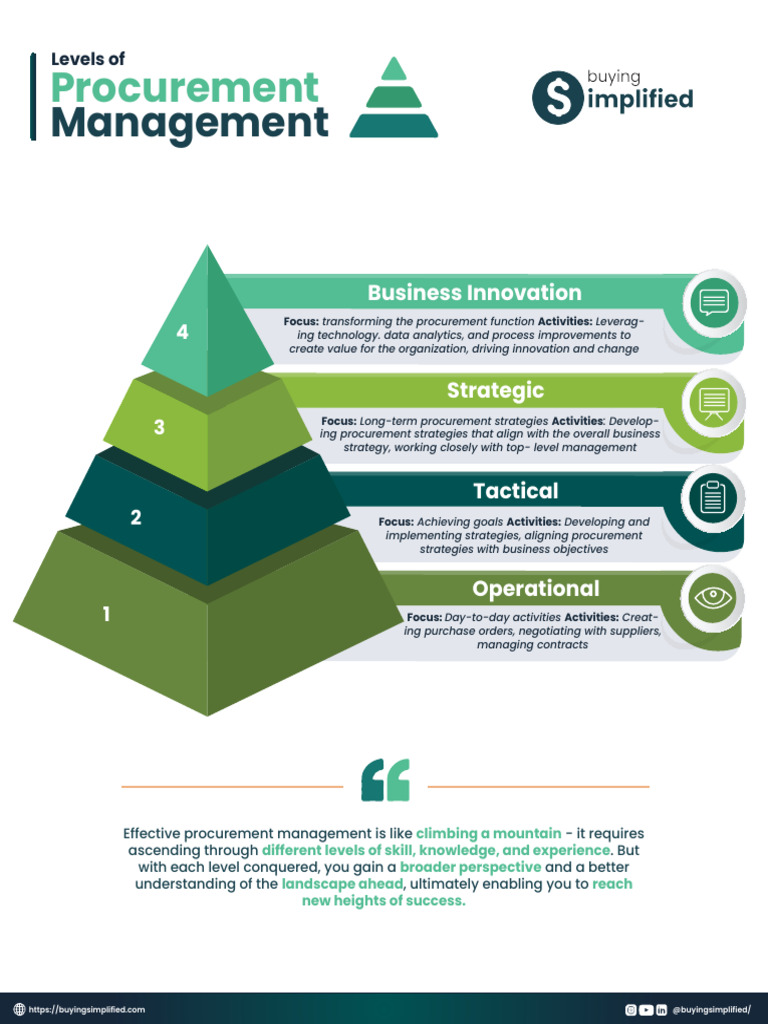 Procurement Levels 1683731263 | PDF | Procurement | Outsourcing