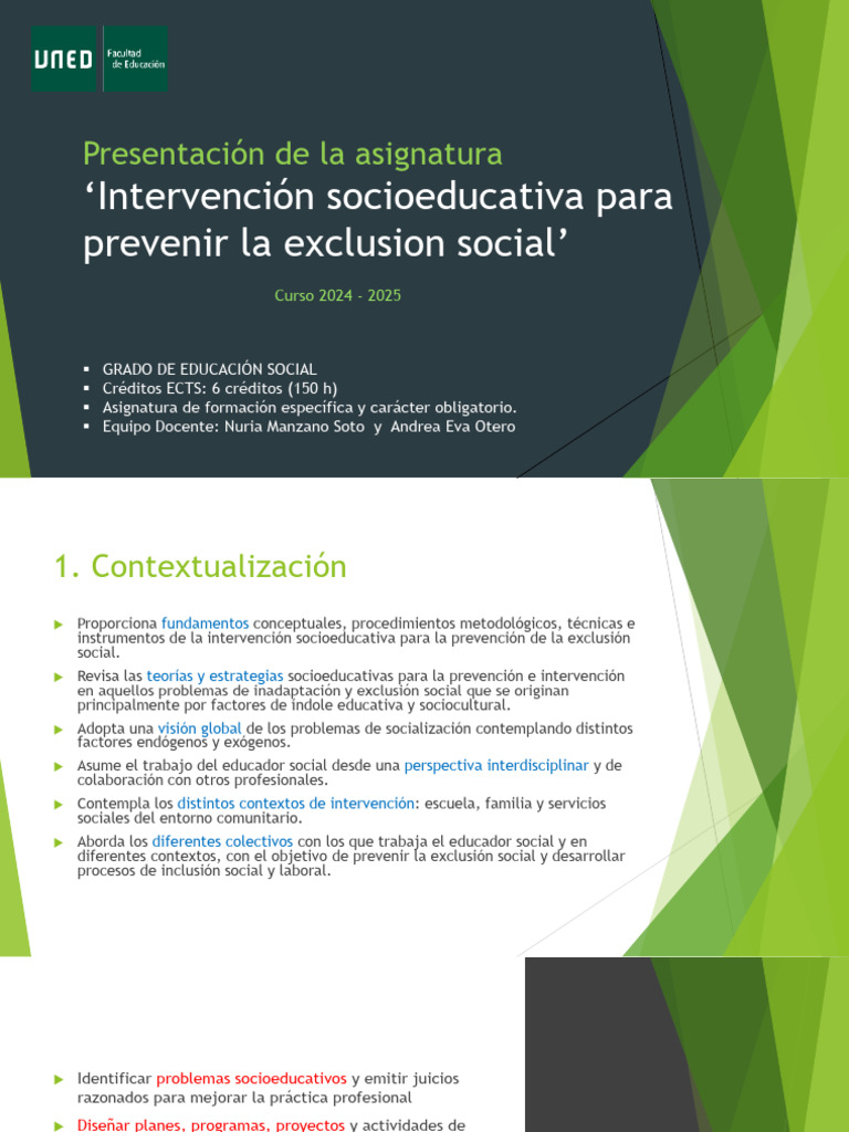 Presentacion ISPE 2024-2025 | PDF | Exclusión social | Maestros