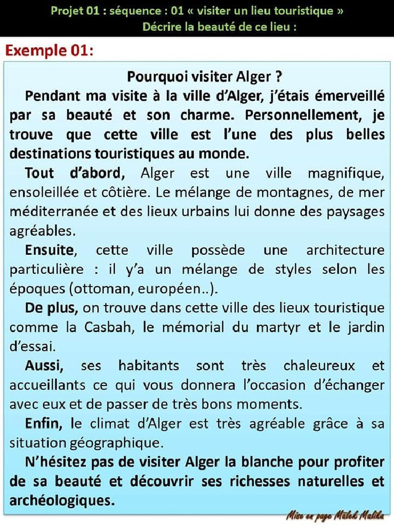 Productions Ecrites | PDF