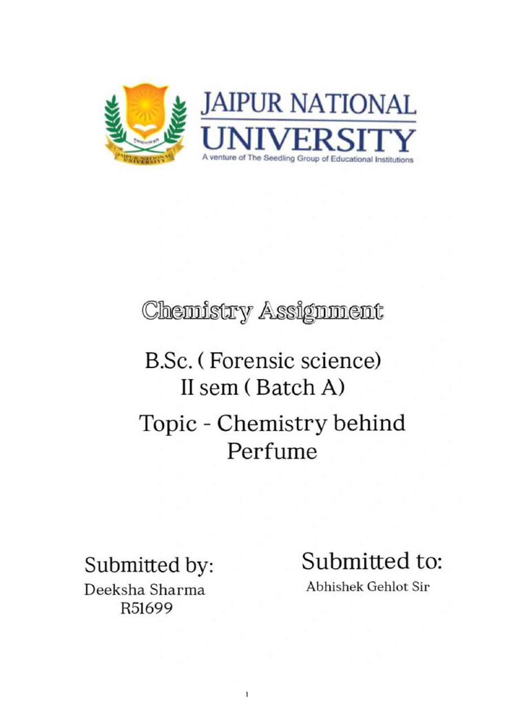 Chemistry Assignment | PDF
