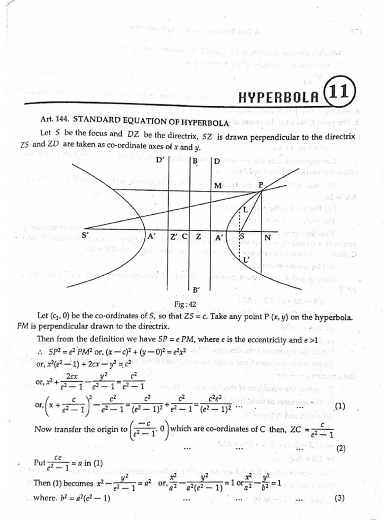 Hyperbola | PDF