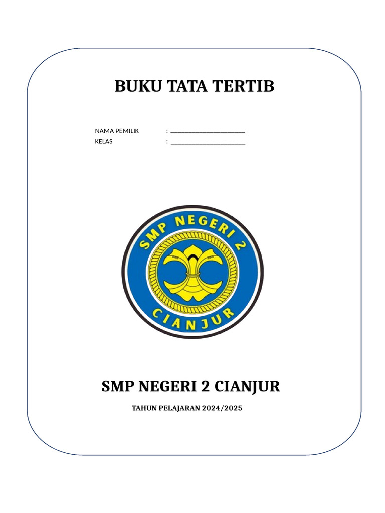 4.6 Buku Tata Krama Dan Tata Tertib 2024 | PDF