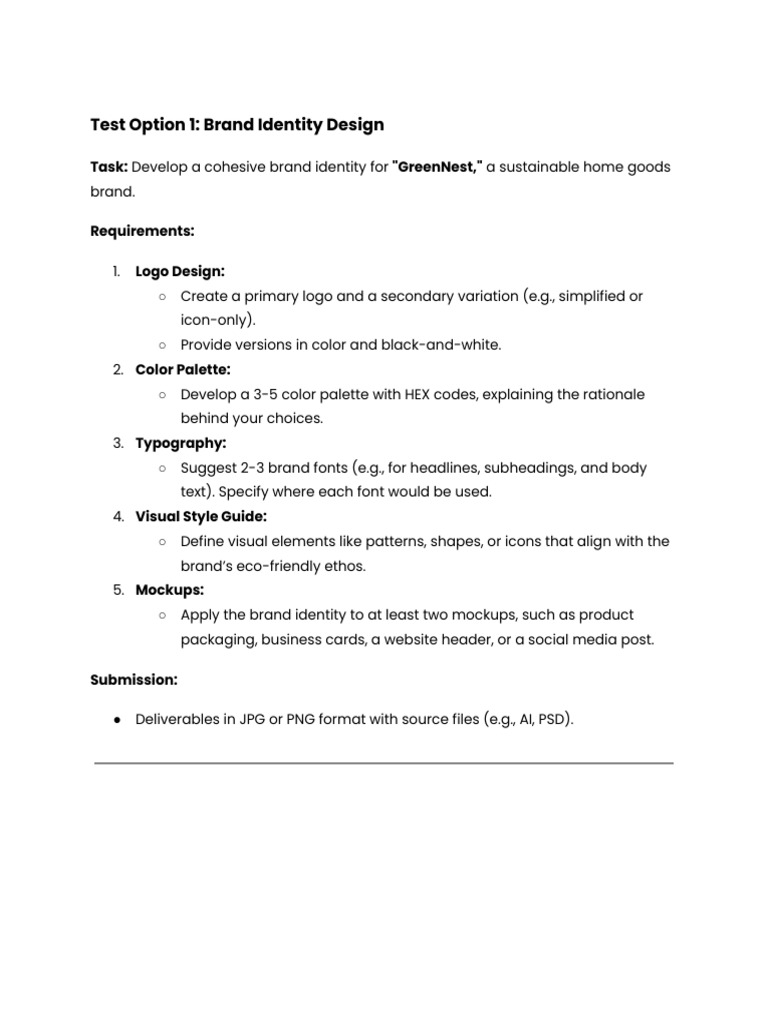 Aberyor Studios - Graphics Design Test | PDF