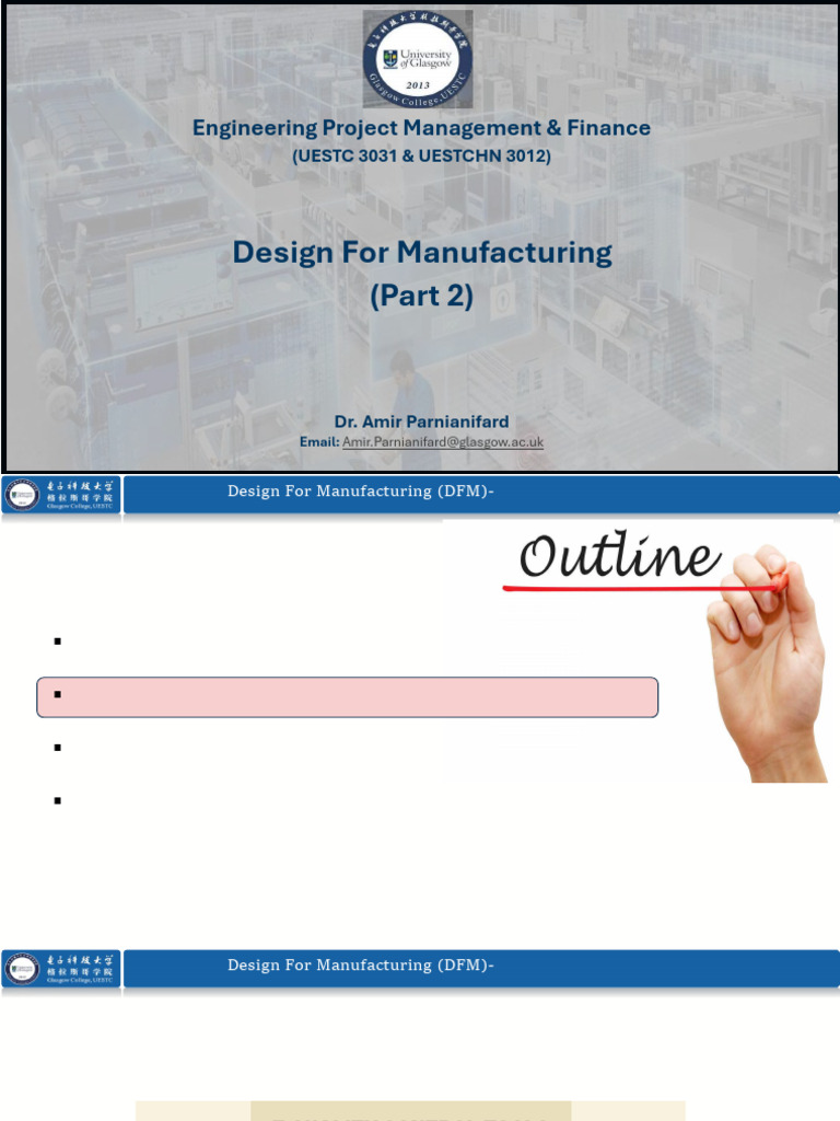 Lecture 2 -- Design for Manufacturing_Part 2 | PDF | Scatter Plot | Causality