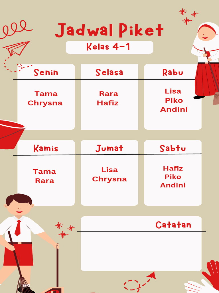Jadwal Piket | PDF
