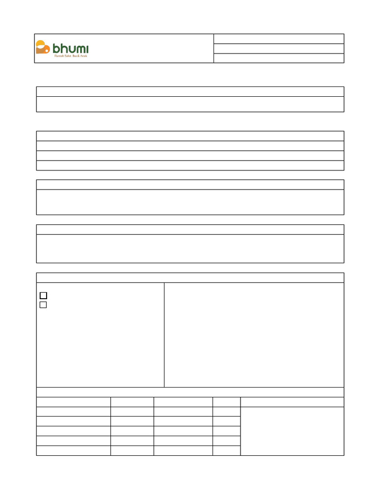 Formulir Asuhan Gizi Dewasa Rsia Bhumi | PDF