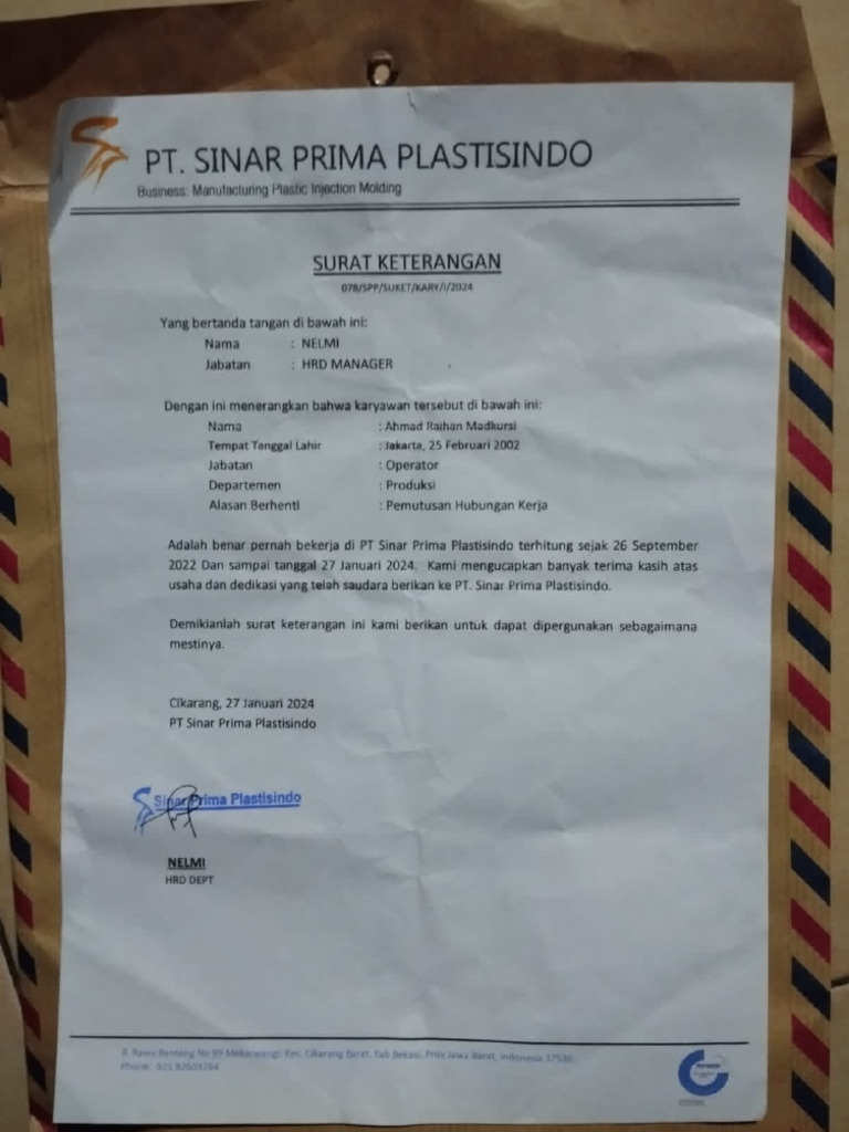 Paklaring | PDF