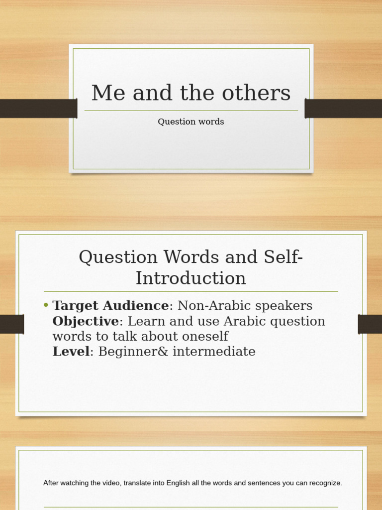 Me and The Others | PDF
