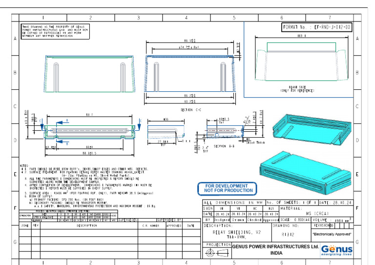 Relay Shield V2 THK 1MM For 1P - R1312 - D0 | PDF